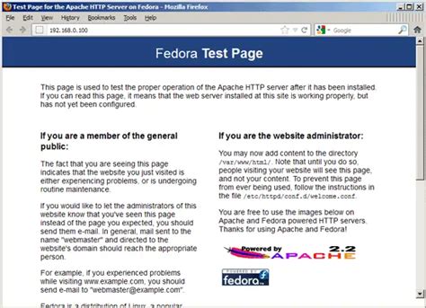 Installing Apache2 With PHP5 And MySQL Support On Fedora 17 LAMP