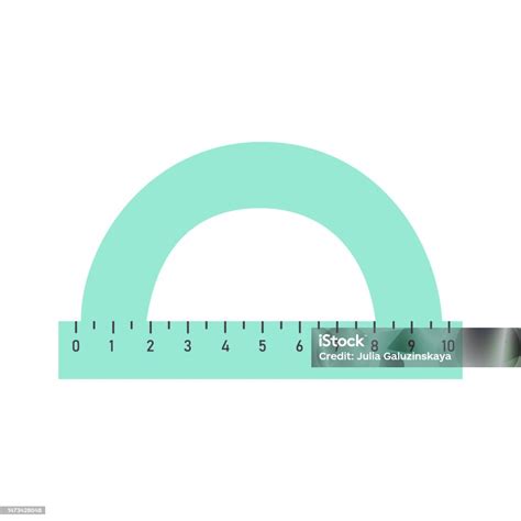 흰색 배경에 격리된 각도기 통치자 측정 및 그리기 도구 틸트 각도 측정기 360도 촬영에 대한 스톡 벡터 아트 및 기타 이미지