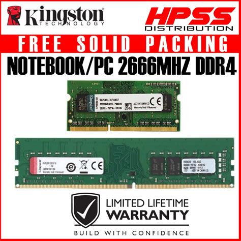 Kingston RAM GB GB GB DDR Mhz Mhz KINGSTON NOTEBOOK RAM PC RAM Value Ram Shopee