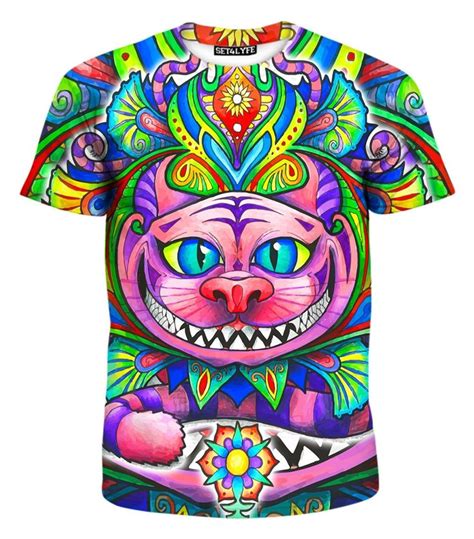 Cheshire Cat Men S T Shirt Cat Tshirt Cat T Mens Tshirts
