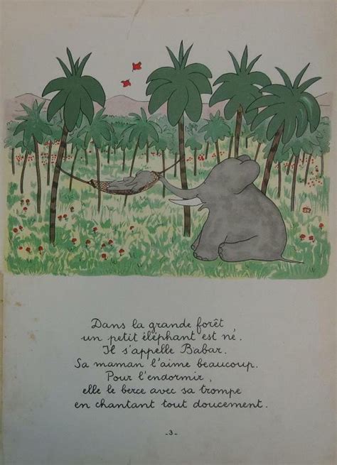 Histoire De Babar Le Petit éléphant Jean De Brunhoff Aperçu Historique