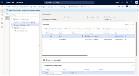 自定义电子报告配置以生成电子单据 Finance Operations Dynamics 365 Microsoft Learn