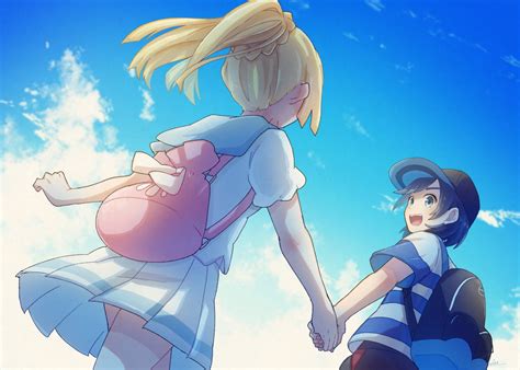 Lillie And Elio Pokemon And 1 More Drawn By Miumiuuu721 Danbooru