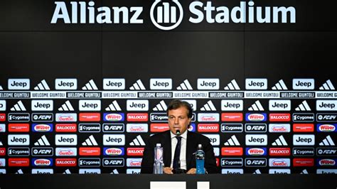 La Conferenza Stampa Di Cristiano Giuntoli Juventus