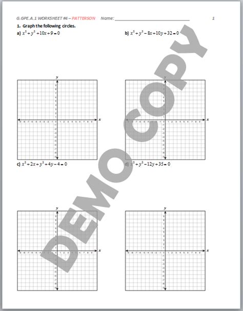 G Srt A 1 Worksheet 4 Geometry Common Core Answers Common Core Worksheets
