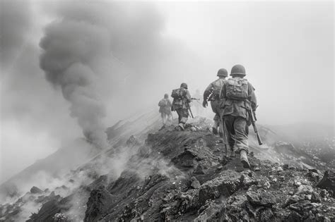 Premium Photo Shooting The Courage An Insight Into Iwo Jima Through