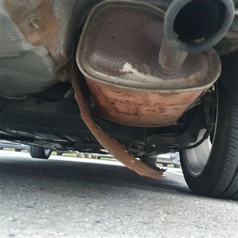 자동차 배기구 밑 철판이 떨어졌는데 괜찮은가요 지식in