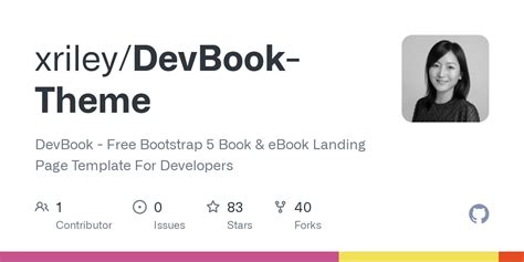 github xriley devbook theme devbook free bootstrap 5 book and ebook