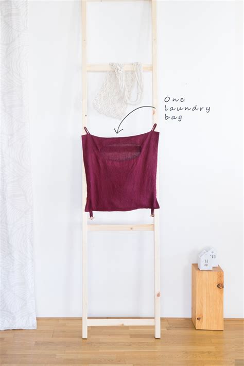 Linen Laundry Bag Hanging Laundry Bag Color Coded Linen Etsy