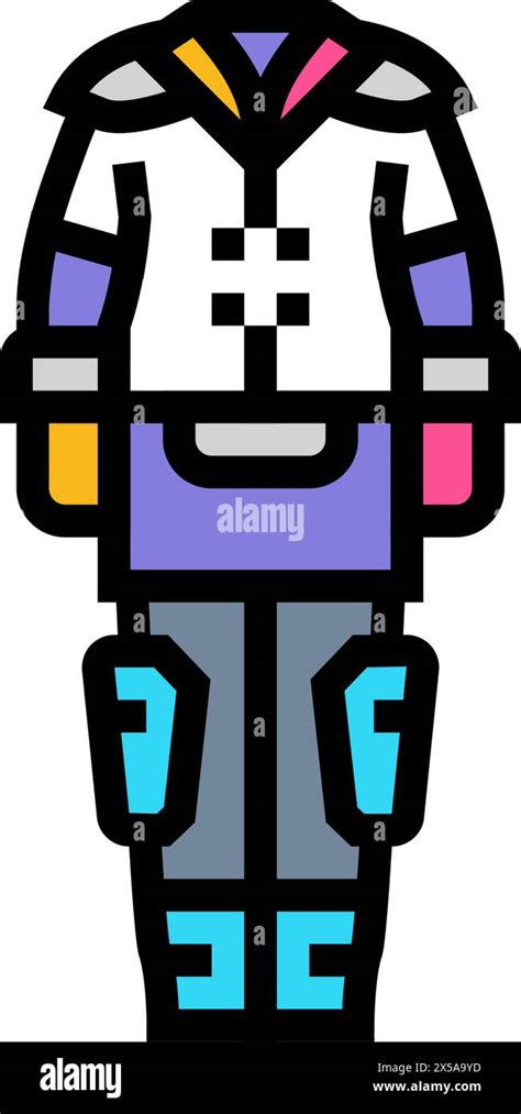 Cyberpunk Fashion Cyberpunk Color Icon Vector Illustration Stock Vector
