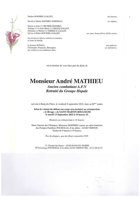 Avis De Décès Pompes Funèbres Merlette Factory Sale cpshouston net