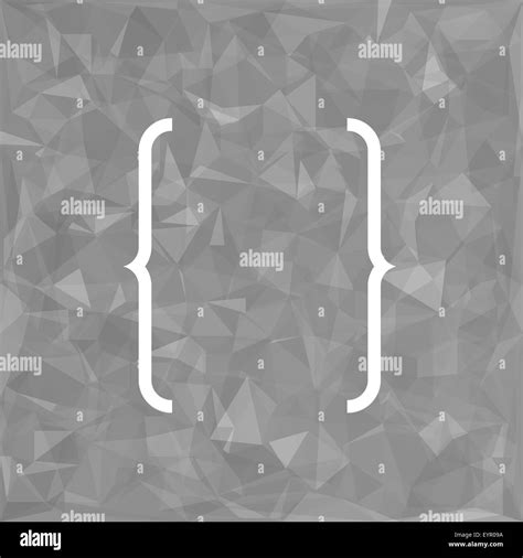 Curly Bracket Icon Stock Vector Image And Art Alamy