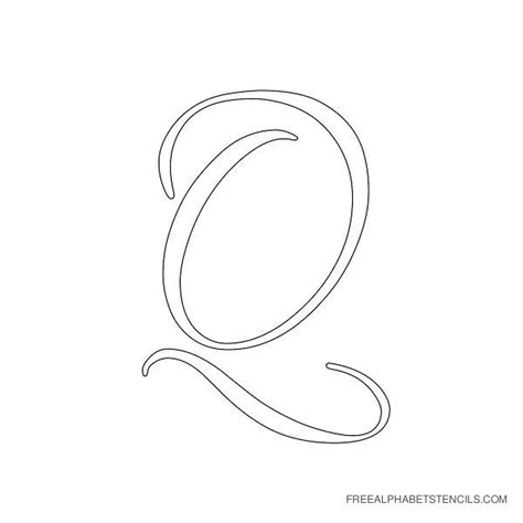 Free Cut Out Printable Cursive Letter Stencils Artofit