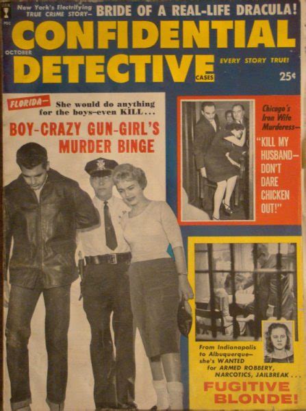Confidential Detective Cases October 1960 Magazine Cases Oct 196