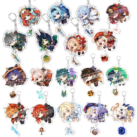 Anime Genshin Impact Keychain Men Car Keychains For Women Tighnari