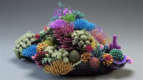 Coral Reef 01 3d Turbosquid 1486307