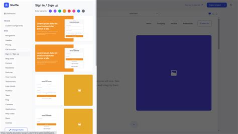 plain ui simple template for tailwind bootstrap and bulma