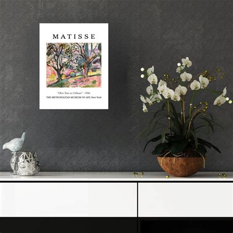 قیمت و خرید پوستر مدل آثار هنری ماتیس درختان زیتون در کولیور