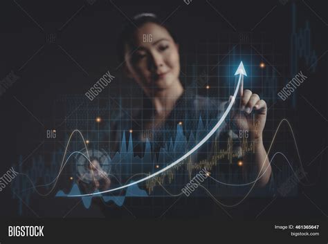 Asian Woman Pointing Image Photo Free Trial Bigstock