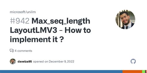 Max Seq Length Layoutlmv How To Implement It Issue