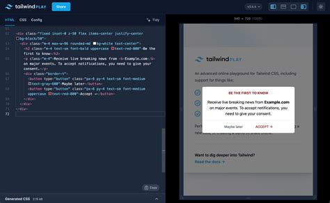 How To Build A Custom Notification Prompt With Tailwind And Pushpad