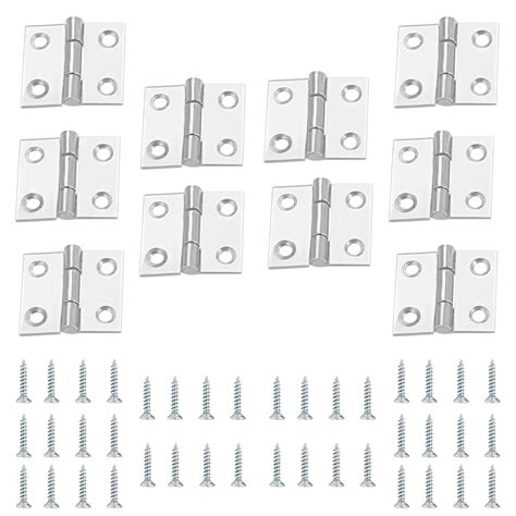 Buy Stainless Steel Butt Hinges 10 Pcs 25mm Folding Butt Hinges Door