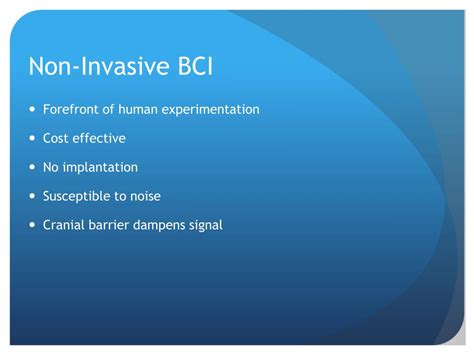 Ppt Non Invasive Bci Powerpoint Presentation Free Download Id 3428076