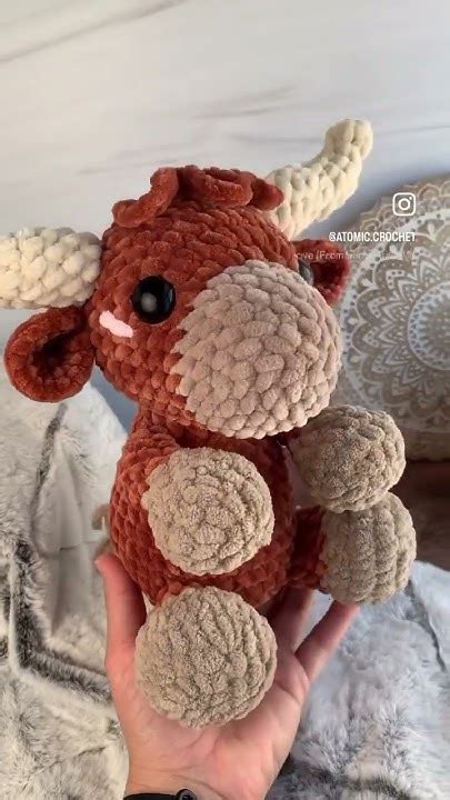 Highland Cow 🐮 Pattern By Crochetgrove 💕 Youtube