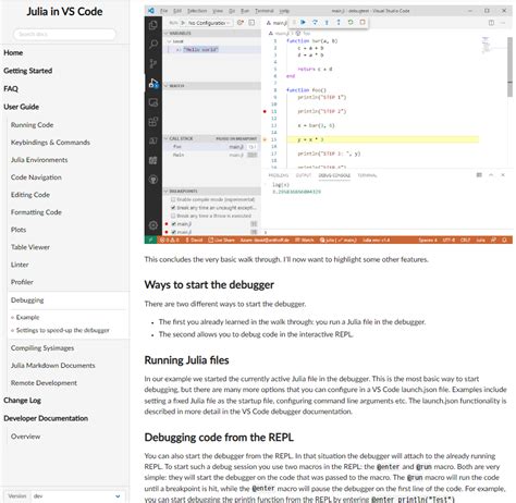 Include Headings Level In The Menu On Click Issue Julia