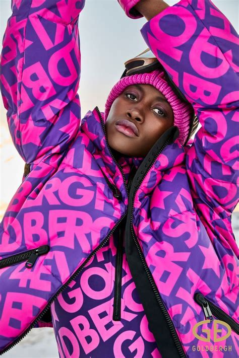 Goldbergh Purple And Pink Ski Outfit Ski Women Women Ski Jacket Ski