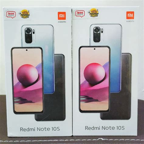 Jual Xiaomi Redmi Note 10s 8 128 GB BNIB Fresh Baru SEGEL Asli Utuh No