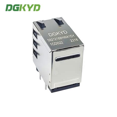 Dgkyd59212188hwa1dy1cd022 Rj45 Multi Port Socket With Shielded Modular Interface