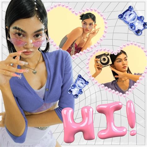Pink White Y2K About Me Instagram Post 1 Premium AI Generated Image