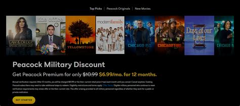 Military Discount Peacock Premium At 699 For 12 Months