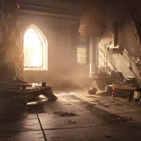 A Unreal Engine Scene Concept Art Hyperrealistic Stable Diffusion