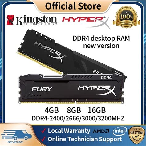 [local seller]kingston hyperx fury ddr4 ram 4gb 8gb 16gb ddr4 2400 2666