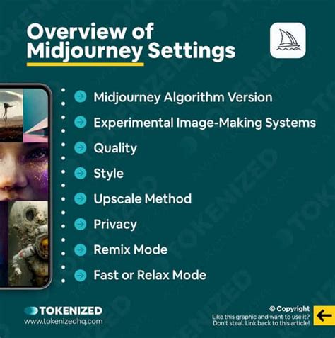 Explained Midjourney Settings Tokenized