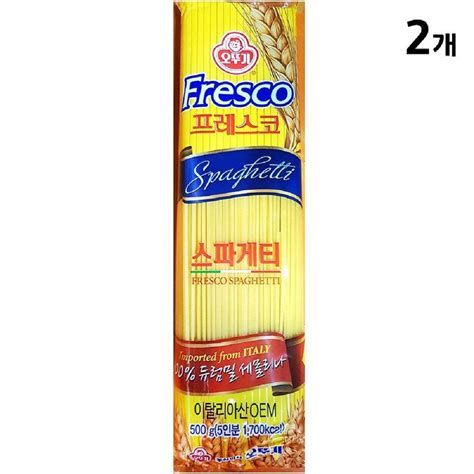 오뚜기 스파게티500gx2 파스타재료 파스타소스 스파게티면 스파게티 파스타 파스타면 스 홈플러스 택배배송