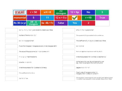 Algebra Class 6 Une Las Parejas