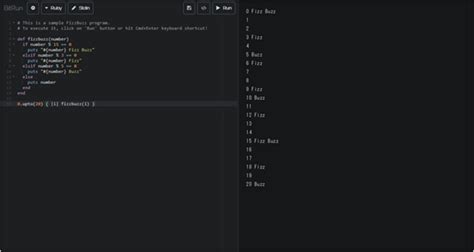 Rubyやpython、nodejs、phpやgoなど様々なコードスニペットをブラウザで実行テストできる・「bitrun」 かちびとnet