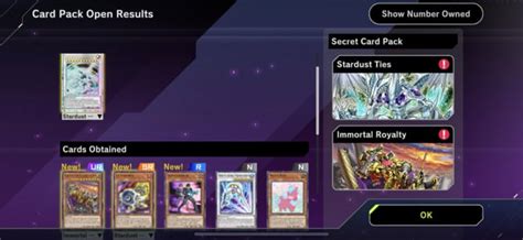 Got Sexy Eldrich From Stardust Anniversary Pack Ryugiohmasterduel