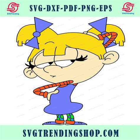 Angelica Pickles Rugrats Svg 7 Svg Dxf Cricut Silhouette Cut File