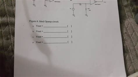 Solved The Figure Circuit Determine The Output Voltage Chegg