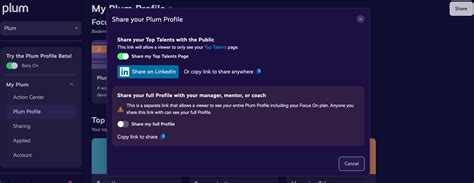 How Can I Share My Plum Profile Plum Help Center
