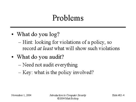 Chapter Auditing Overview What Is Auditing What