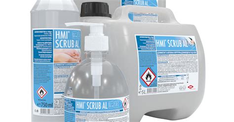 Hmi® Scrub Al дезинфектант за ръце и кожа