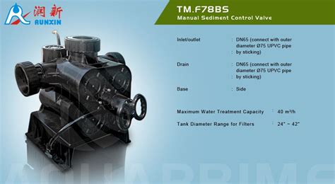 Water Treatment Runxin Sediment Control Valve Philippines