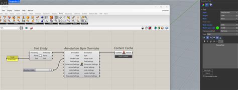 Annotation Text Settings No Model Space Scale Option Grasshopper Mcneel Forum