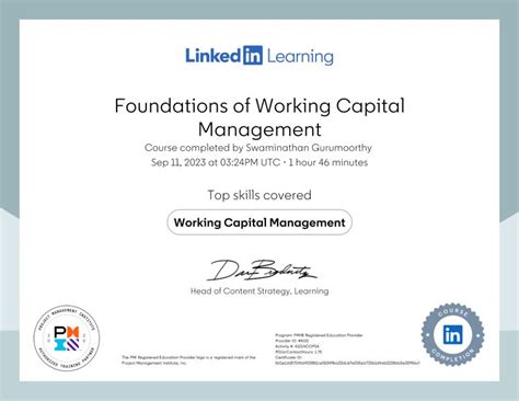 Swaminathan Gurumoorthy On Linkedin Certificate Of Completion