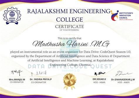 Madhusha Harini On Linkedin Codingcontest Eventorganizer Datadrive